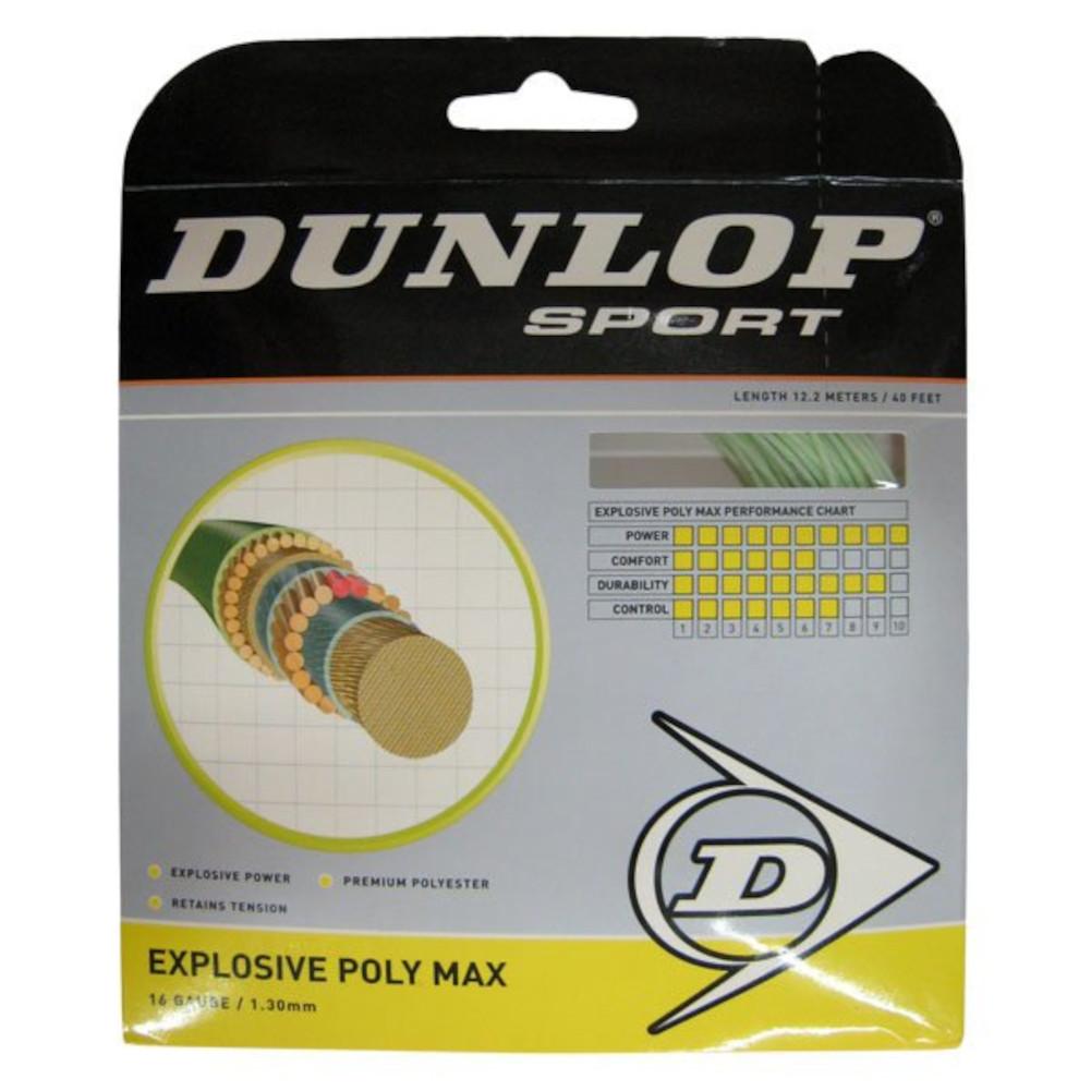 Dunlop Explosive Poly Max 16/1.30 String Set · RacquetDepot