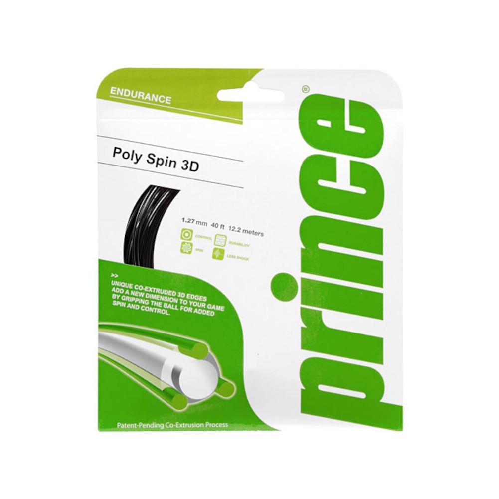 Prince Poly Spin 3D 16L/1.27 String Set · RacquetDepot