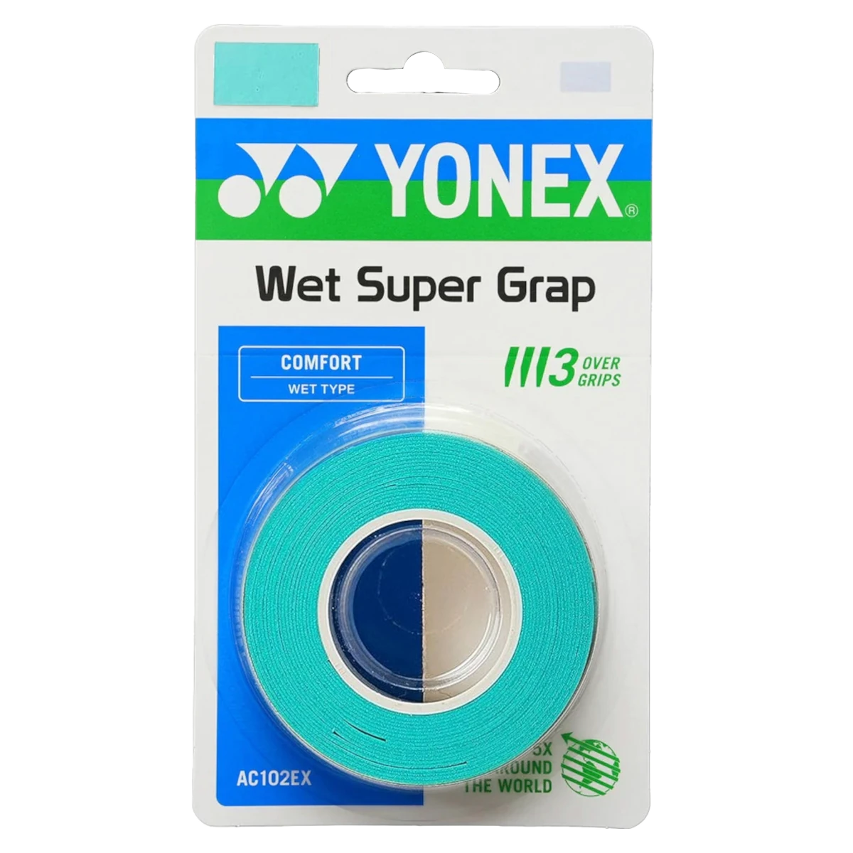 Yonex Wet Super 3-Pack Grap Overgrip · RacquetDepot
