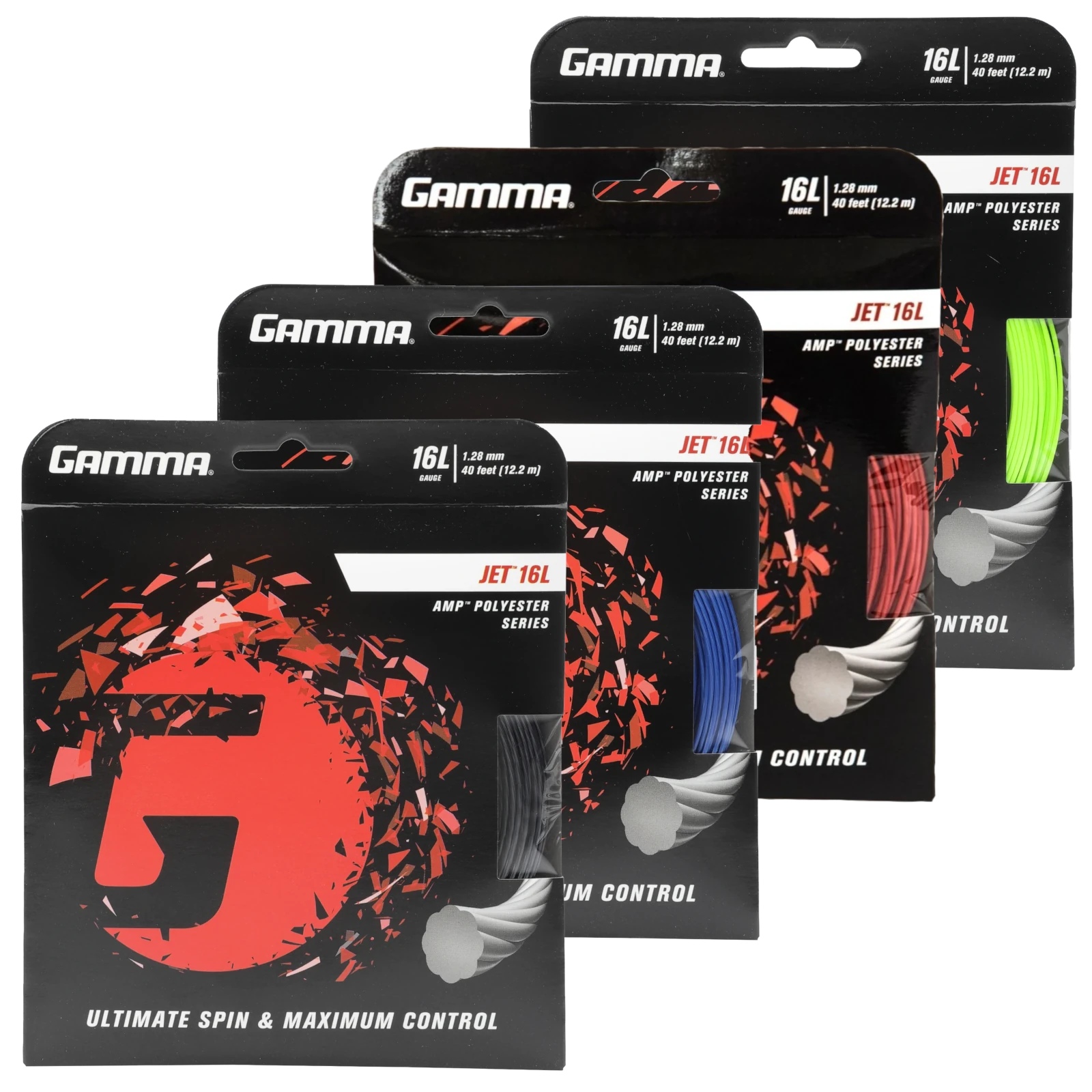 Gamma Jet 16L/1.28 String Set · RacquetDepot