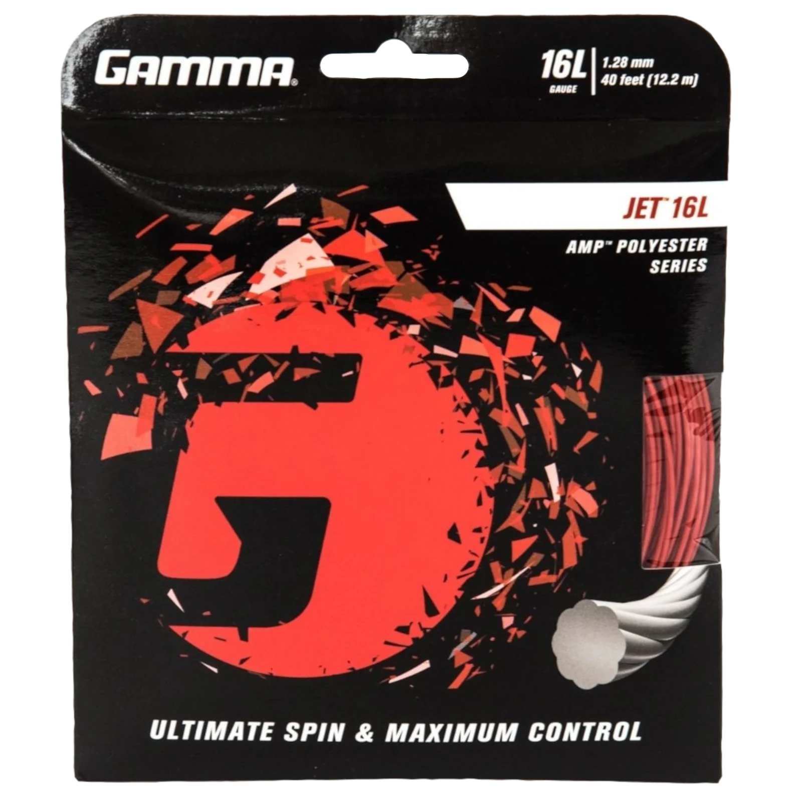 Gamma Jet 16L/1.28 String Set · RacquetDepot