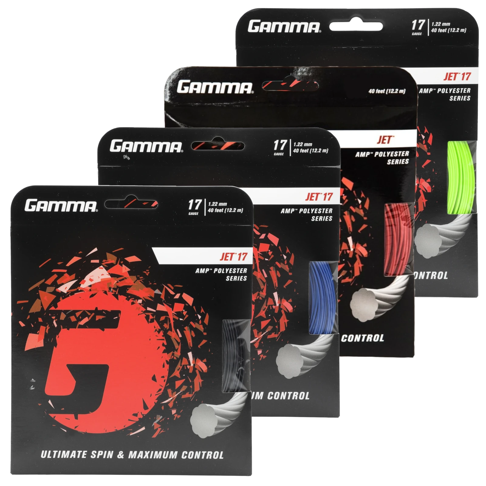 Gamma Jet 17/1.22 String Set · RacquetDepot