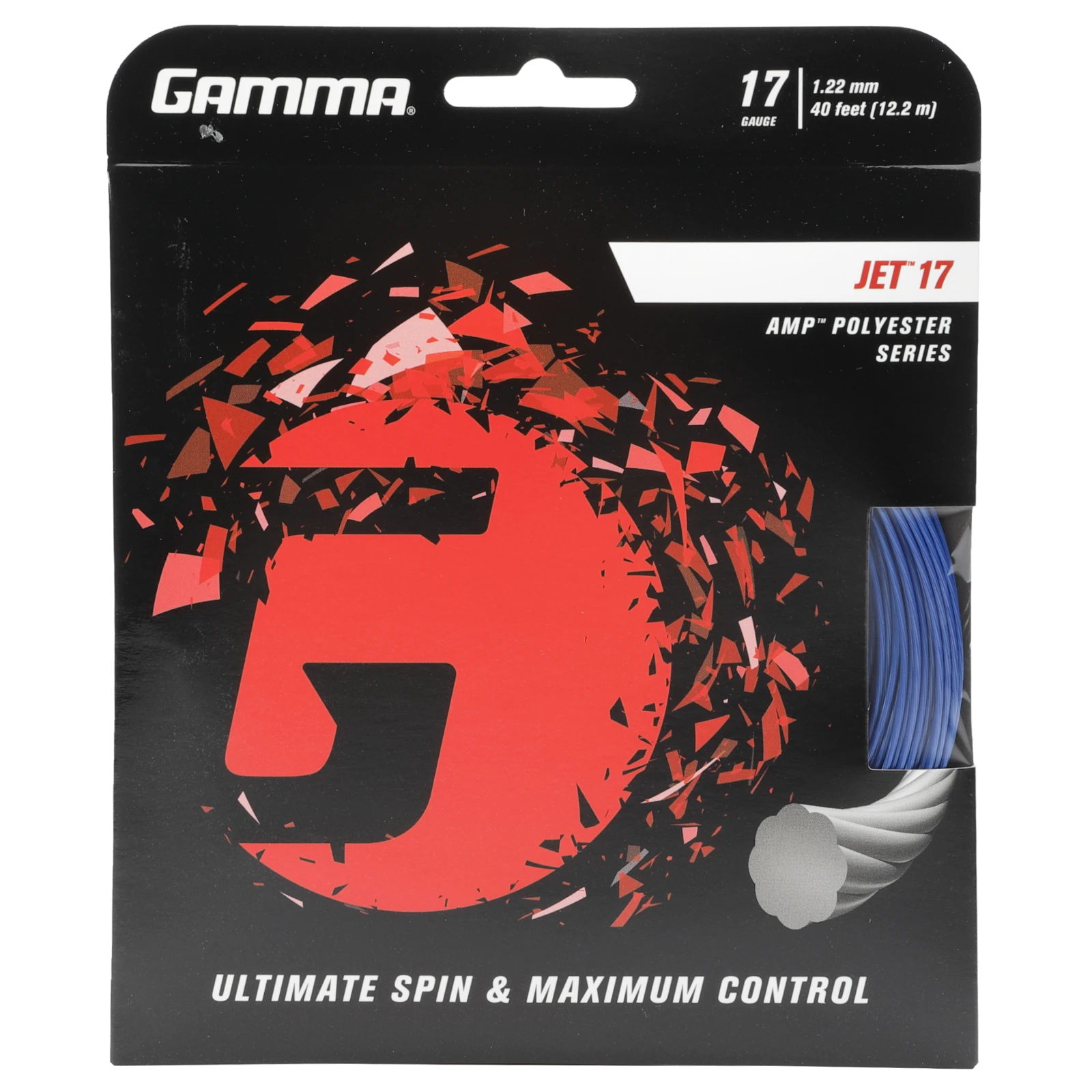 Gamma Jet 17/1.22 String Set · RacquetDepot