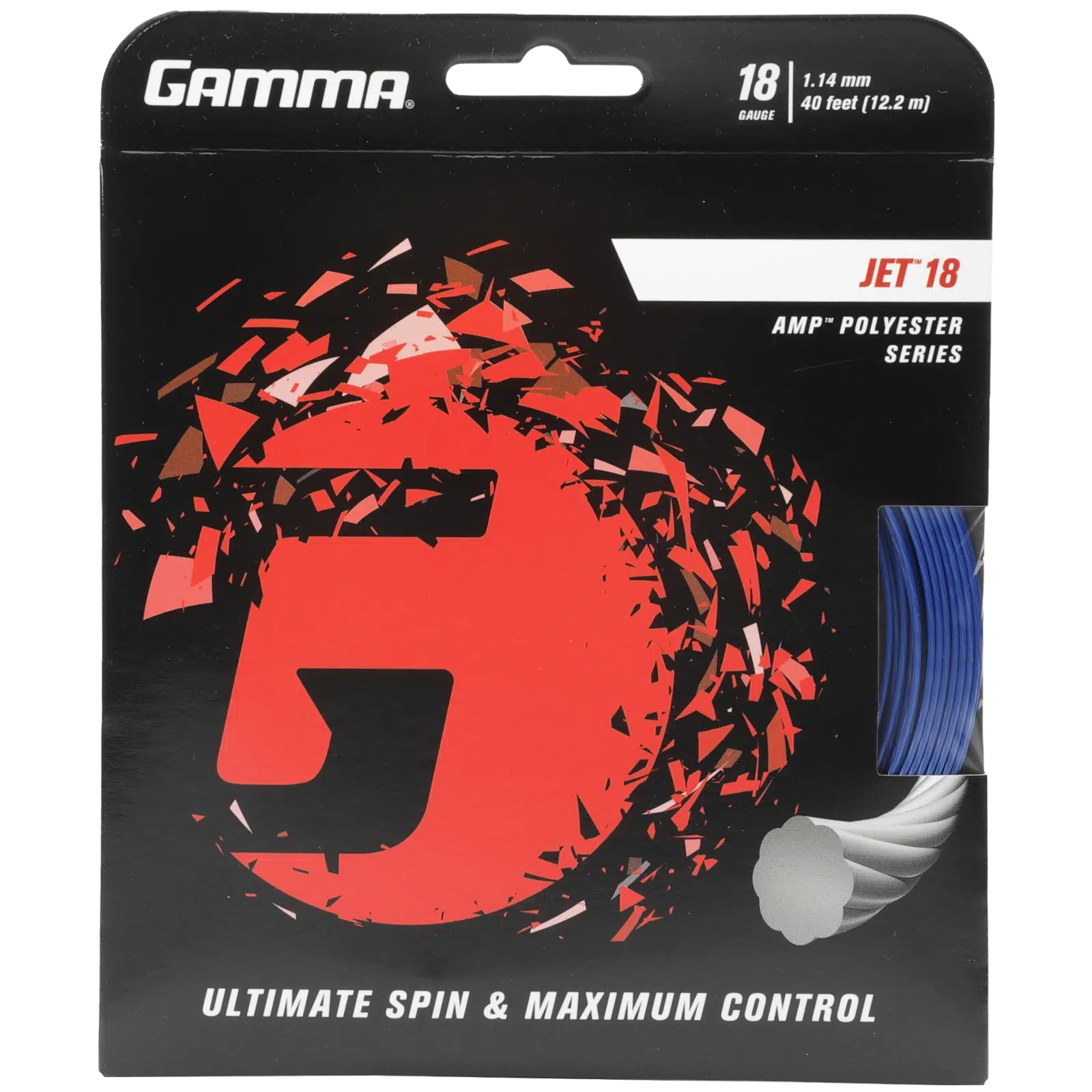 Gamma Jet 18/1.14 String Set · RacquetDepot