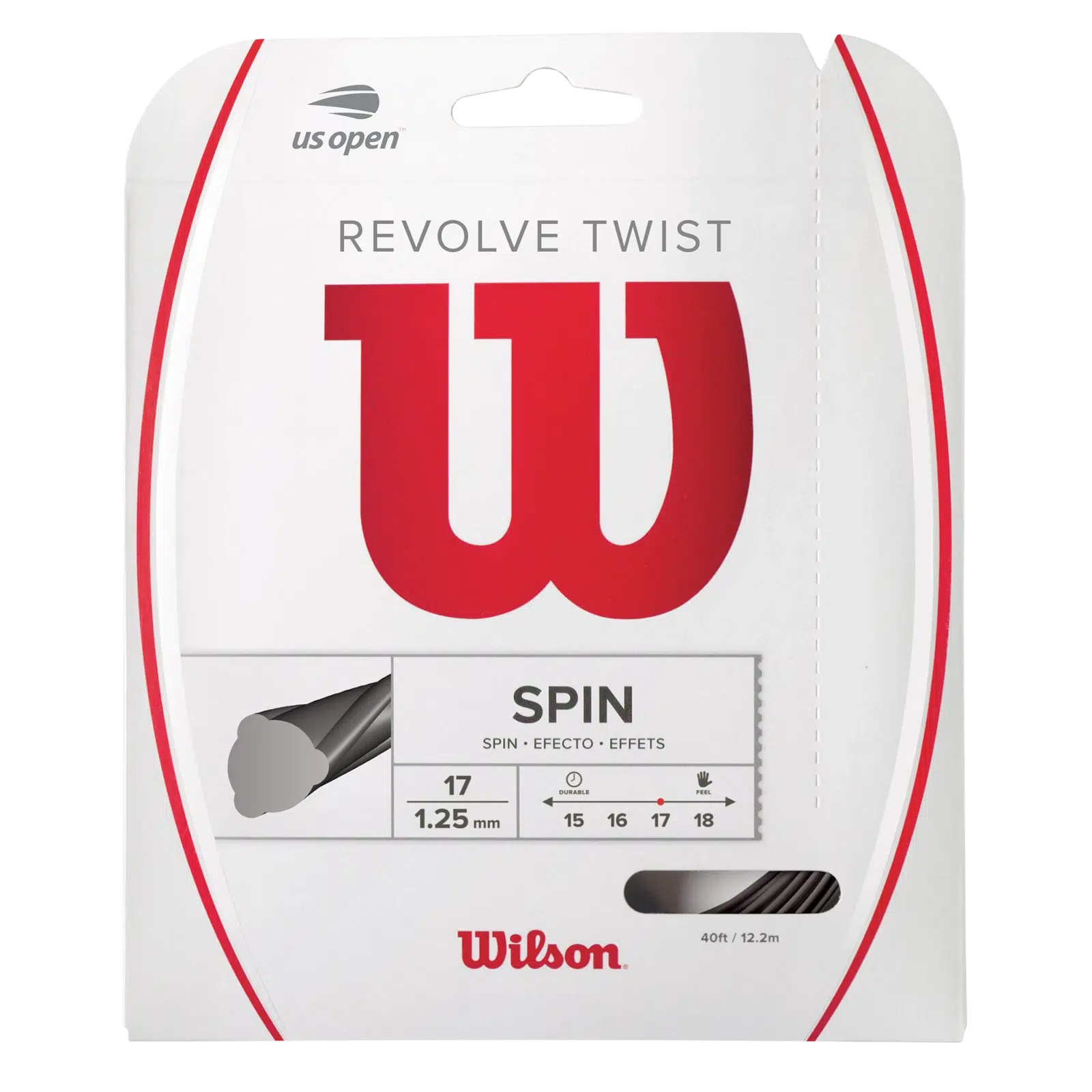 Wilson Revolve Twist 17/1.25 String Set · RacquetDepot