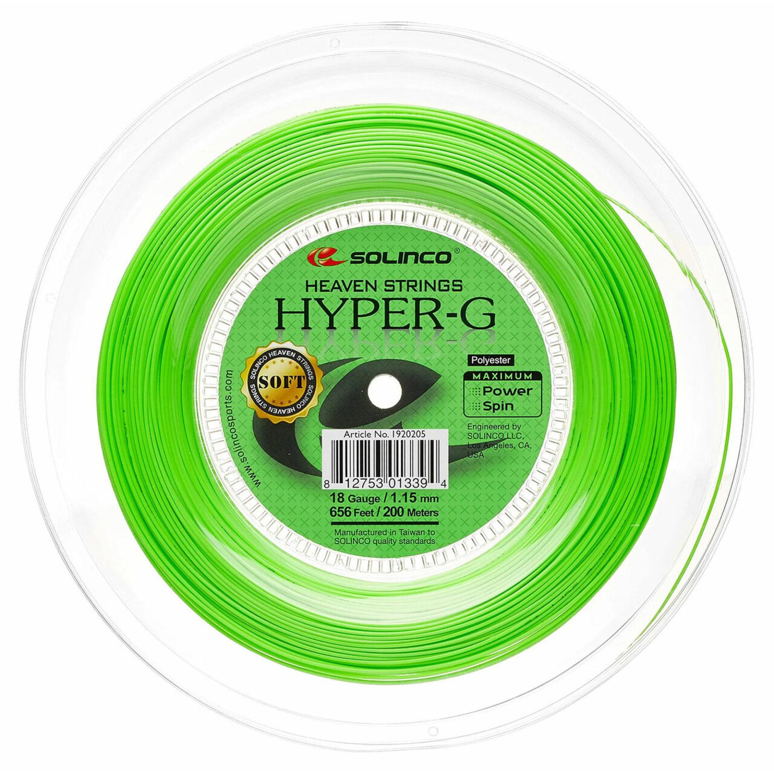 Solinco Hyper-G Soft 18/1.15 String Reel · RacquetDepot