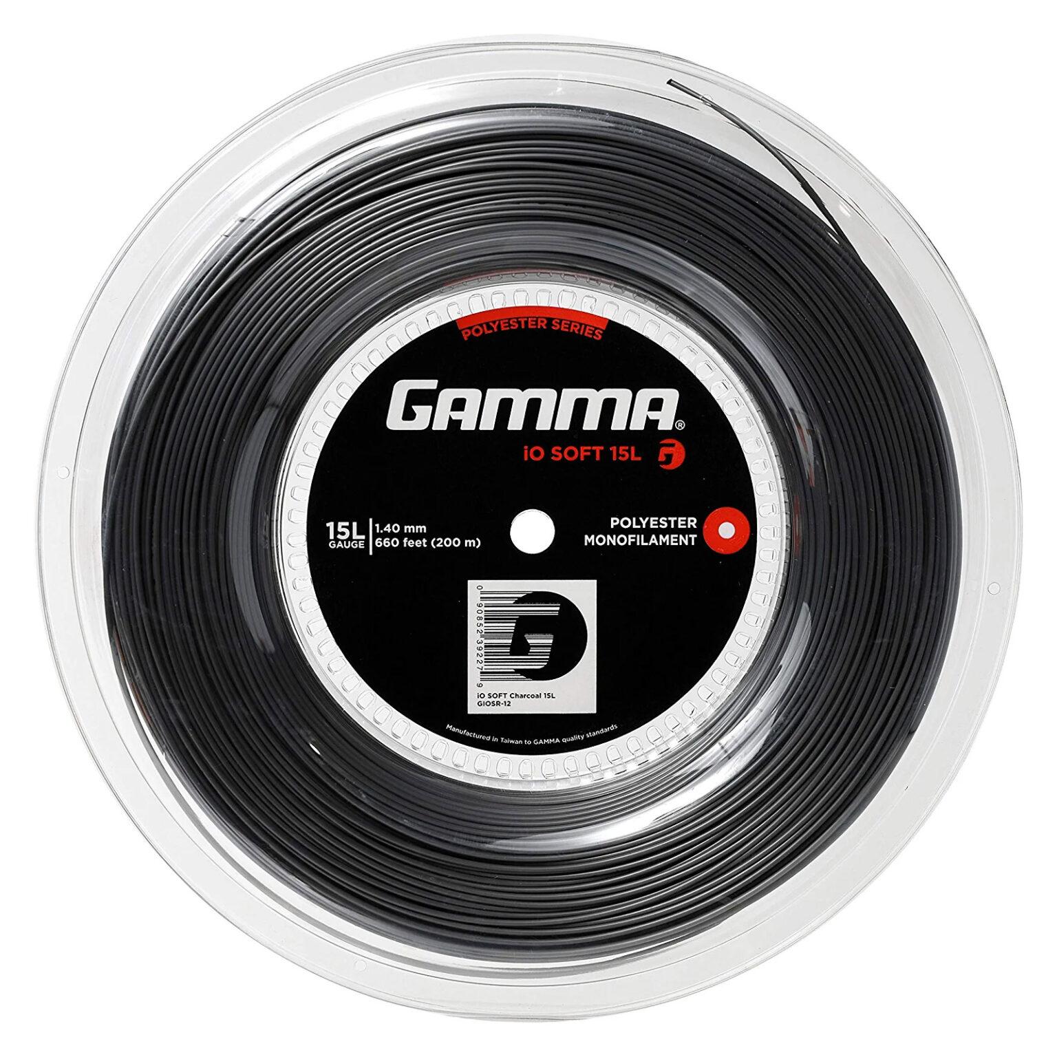 Gamma iO Soft 15L/1.40 String Reel · RacquetDepot