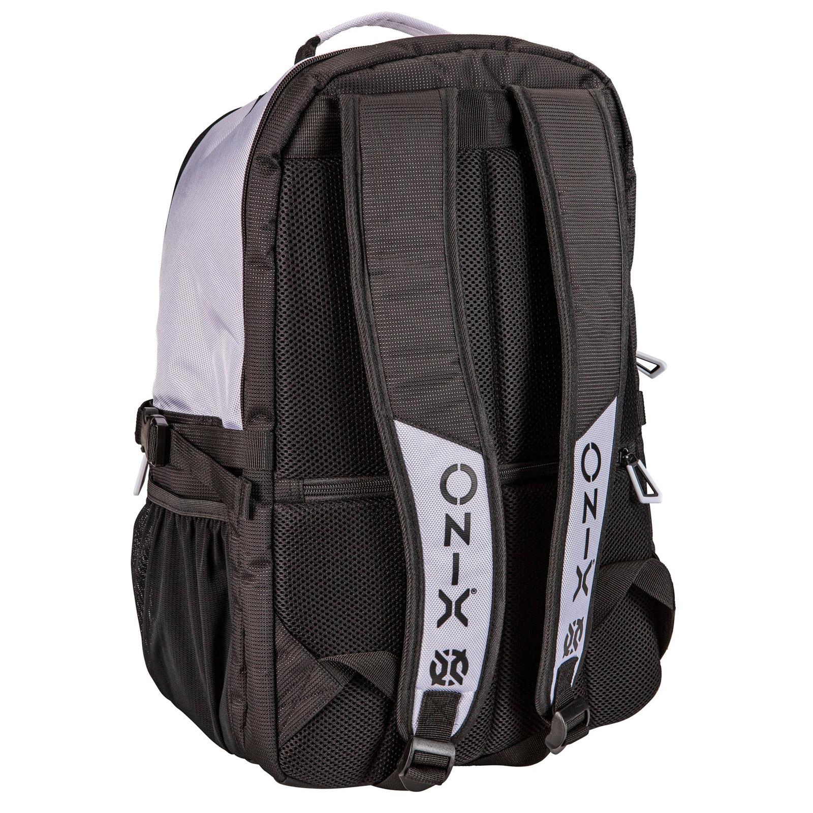 Onix Pro Team Backpack - White/Black · RacquetDepot