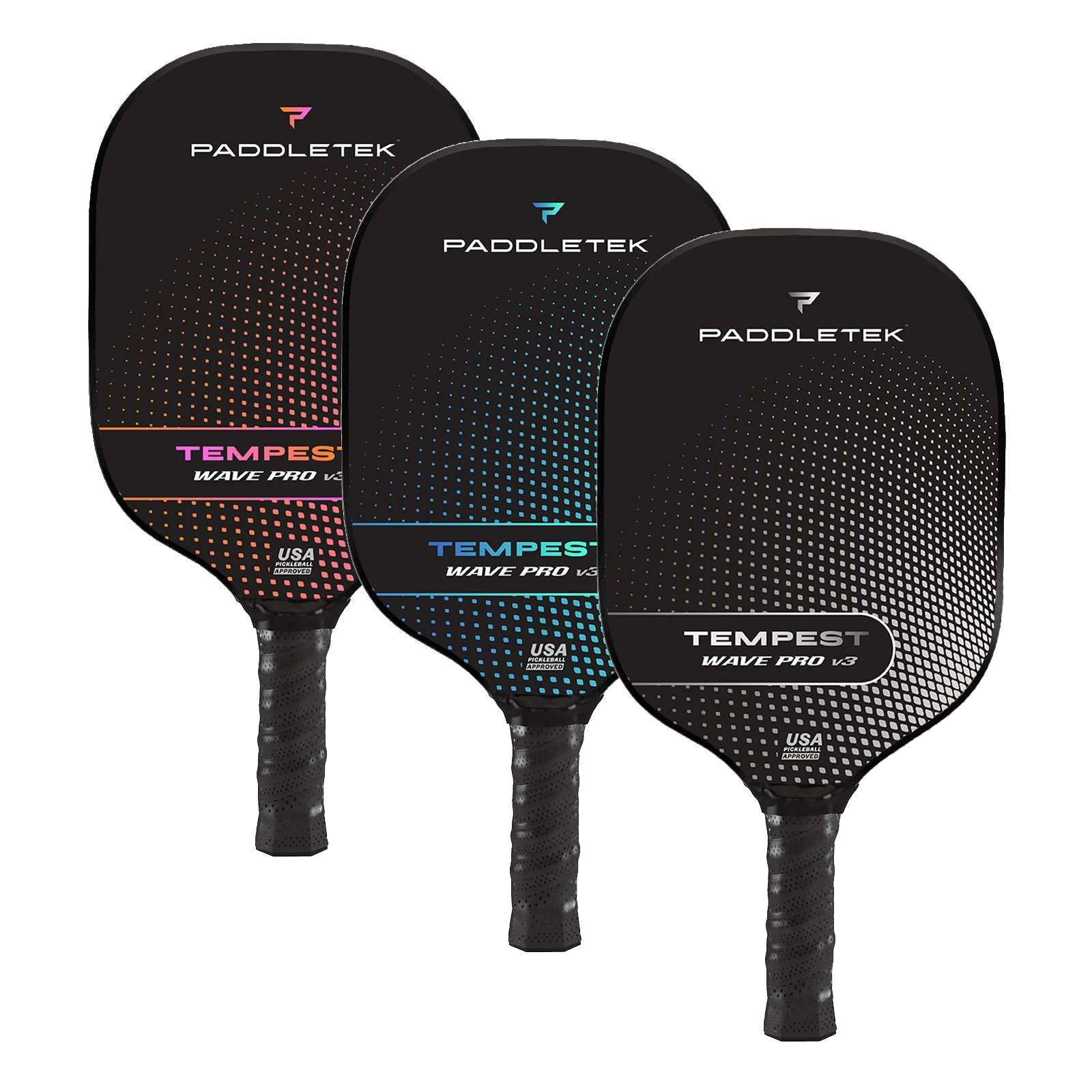 Paddletek Tempest Wave Pro v3 Pickleball Paddle · RacquetDepot