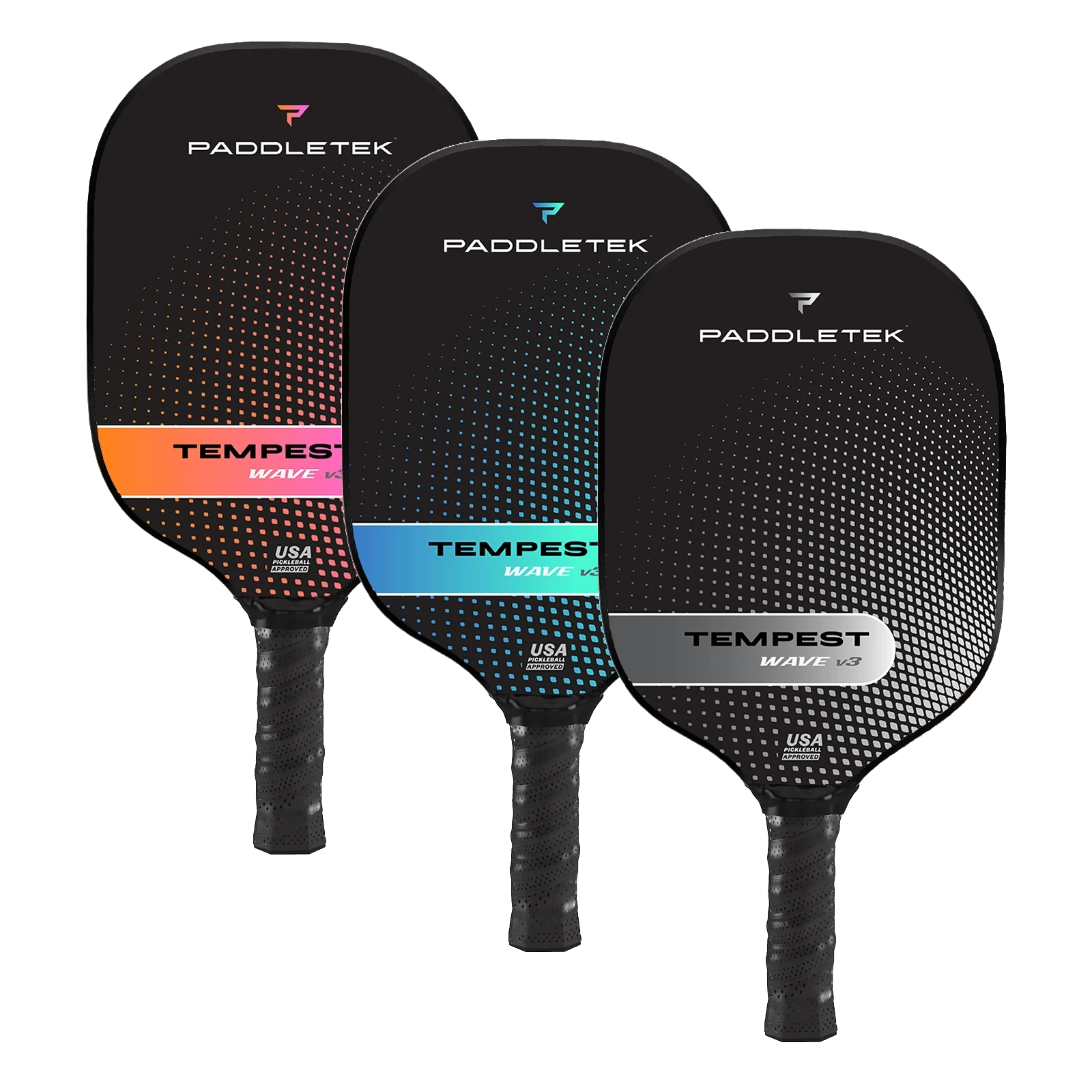 Paddletek Tempest Wave v3 Pickleball Paddle · RacquetDepot